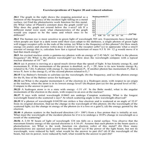 Homework of chapter 38 | PDF