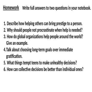 Homework questions speaking contest.pptx