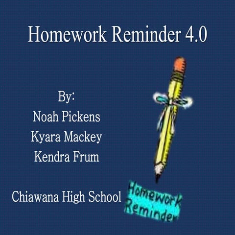Homework Reminder 4 | PPTX