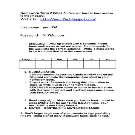 Homework term 2 week 5 | PDF
