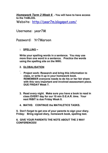 Homework term 2 week 5 | PDF