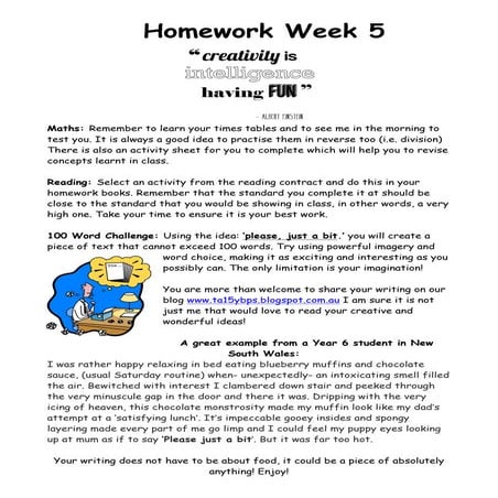 Homework week 5. | PDF