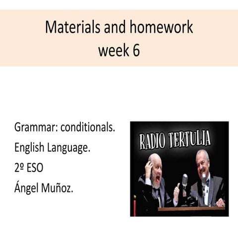 Homework week 6 | PPT