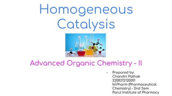 Wilkinson's catalyst | PPT