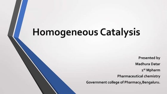 Wilkinson's catalyst | PPT