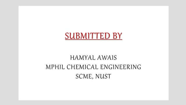 Catalysis Chemistry Project | PDF