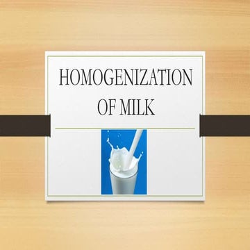 Physical and chemical properties of milk | PPT