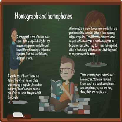 Homograph and homophones :) | PDF