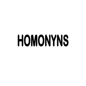 HOMONYNS, SENTENCES AND ITS EXAMPLES.pptx