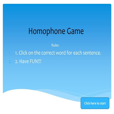 Stacy Homophone Game | PPTX