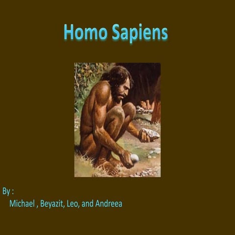 Homo sapiens | PPTX
