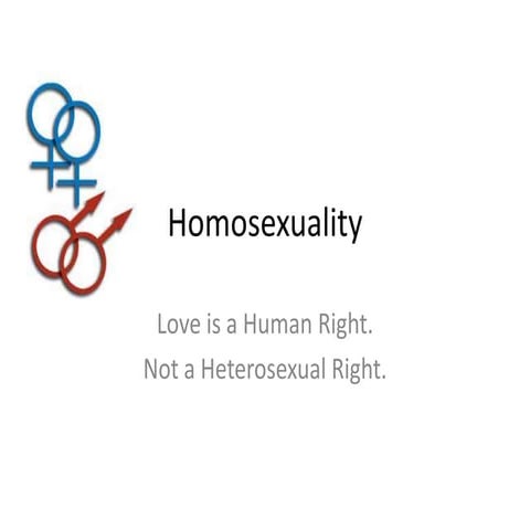 Homosexuality | PPTX