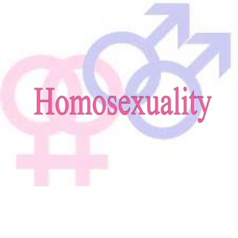 PHIL 111 Homosexuality Presentation