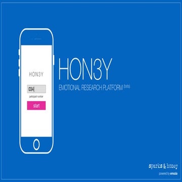 HON3Y: Emotional Research Platform (beta) | PPT