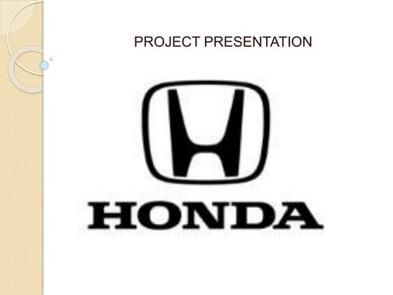 Honda presentation | PPT