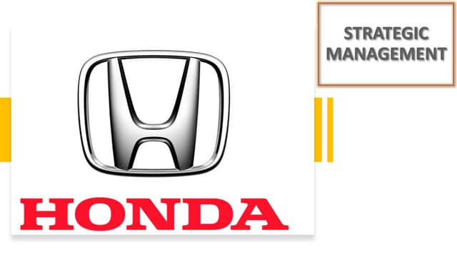 Honda Management and Organization | PDF