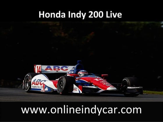 Indycar indianapolis 500 grand prix live. | PPT