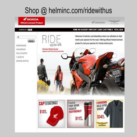 Honda Motorcycle Merchandise | PPT