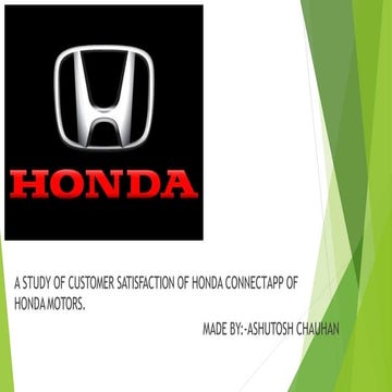 Honda ppt | PPTX