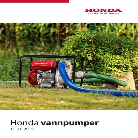Grim Maskin Honda vannpumper 1.10.2015