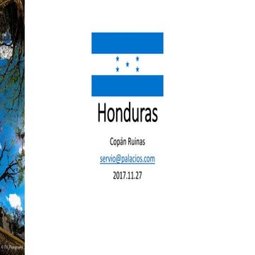 Honduras Copan Ruinas | PPTX
