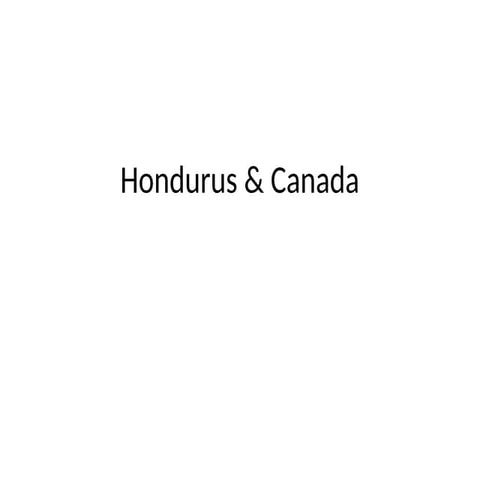 Hondurus & Canada.pptx use of tradtional and alternative medicine | PPTX