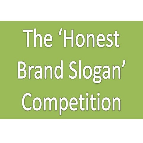 Honest Brand Slogan | PPTX