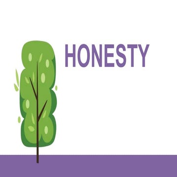 HONESTY - Values Formation/Education.pptx