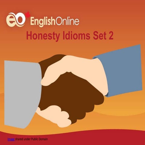 Honesty idioms set 2 | PPTX