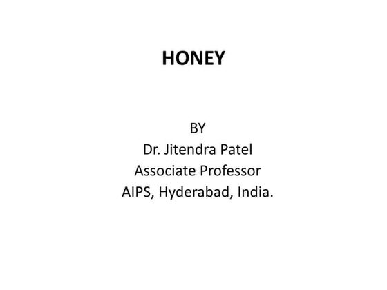 chemistry project for class 12 on analysis of honey | PDF