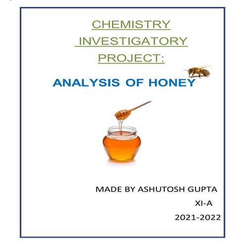chemistry-project.pdf project files class 11 | PDF