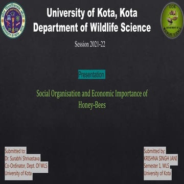 Ecological behaviour and importance of Honey Bee.pptx | Beekeeping ...