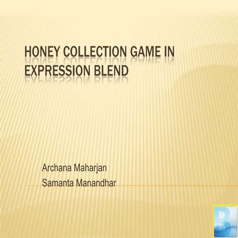 Honey collection game in expression blend | PPTX