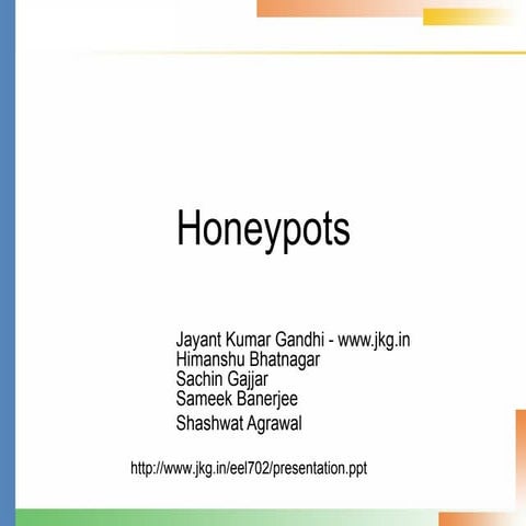 Honeypots | PPT