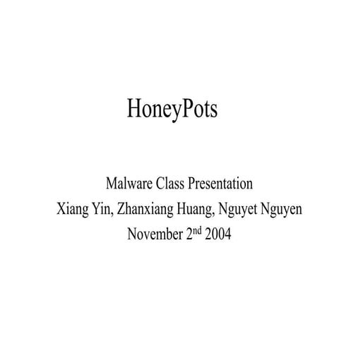 honeypots.ppt