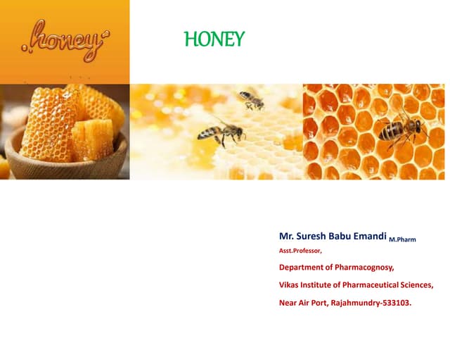 CHemistry project on HOney analysis | DOCX