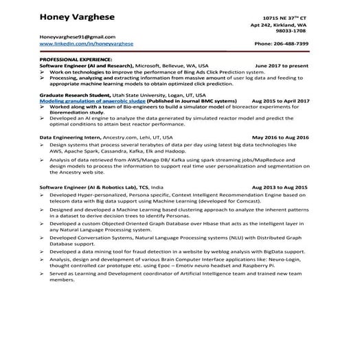 Honey resume a02195525 | PDF