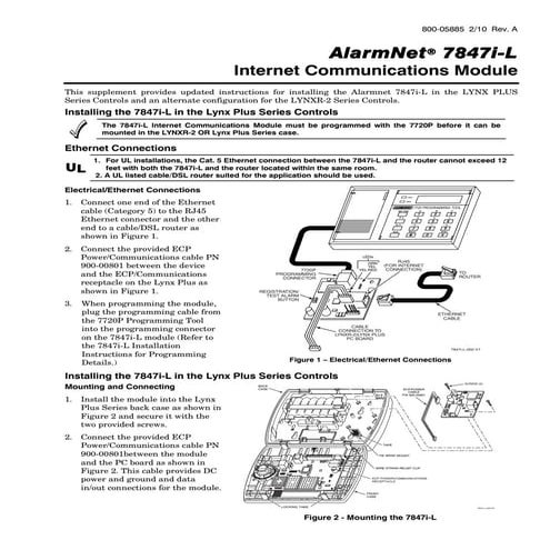 Honeywell 7847i-l-quick-install-guide | PDF