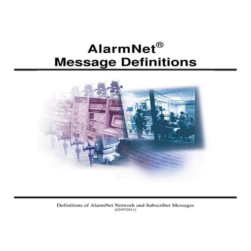 Honeywell alarmnet-message-definitions | PDF