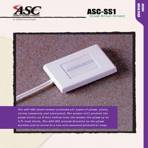 Honeywell asc-ss1 | PDF