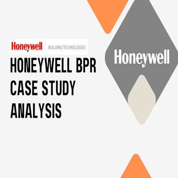 Transforming Operations: Honeywell's BPR Journey and Lessons | PDF