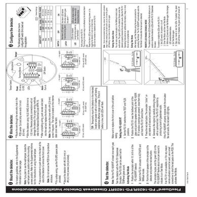 Honeywell fg1625r-install-guide | PDF