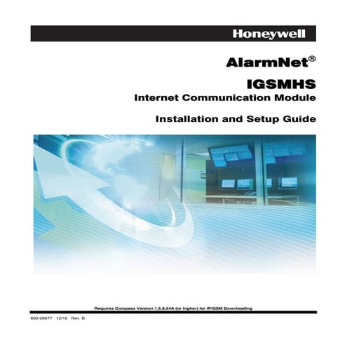 Honeywell igsmhs-install-guide | PDF