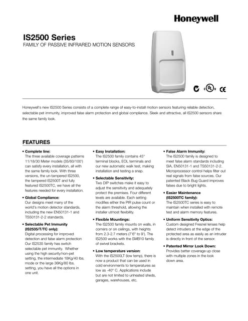 Honeywell is2535-install-guide | PDF