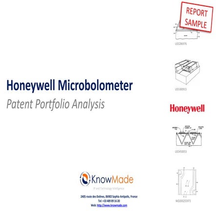 Honeywell Microbolometer Patent Landscape Sample | PDF
