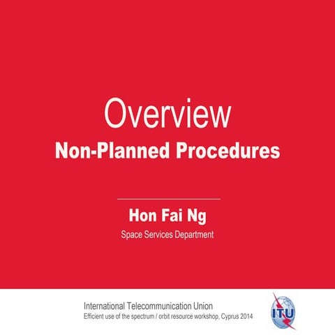 Overview of Non-Planned Procedures | PDF