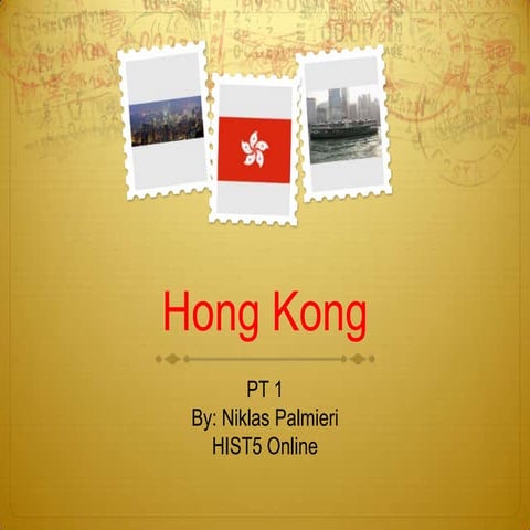 Hong Kong pt 1 | PPTX