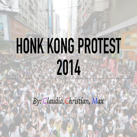 Hong kong Protest ppt | PDF