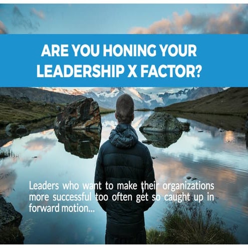 Honing Your Leadership X Factor | PDF