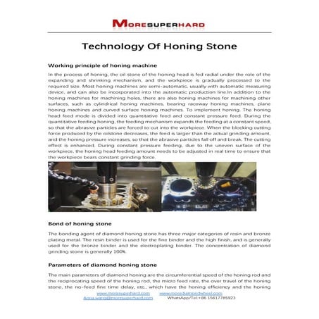 Honing stone | PDF
